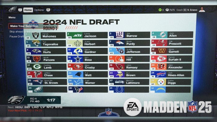 How to do a Fantasy Draft in Madden 25