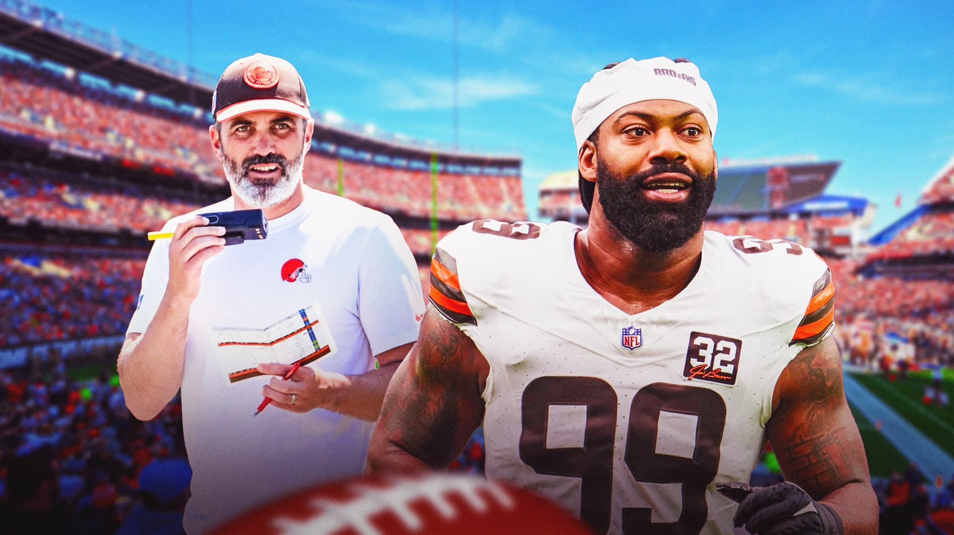 Browns' Kevin Stefanski gives update on Za'Darius Smith injury