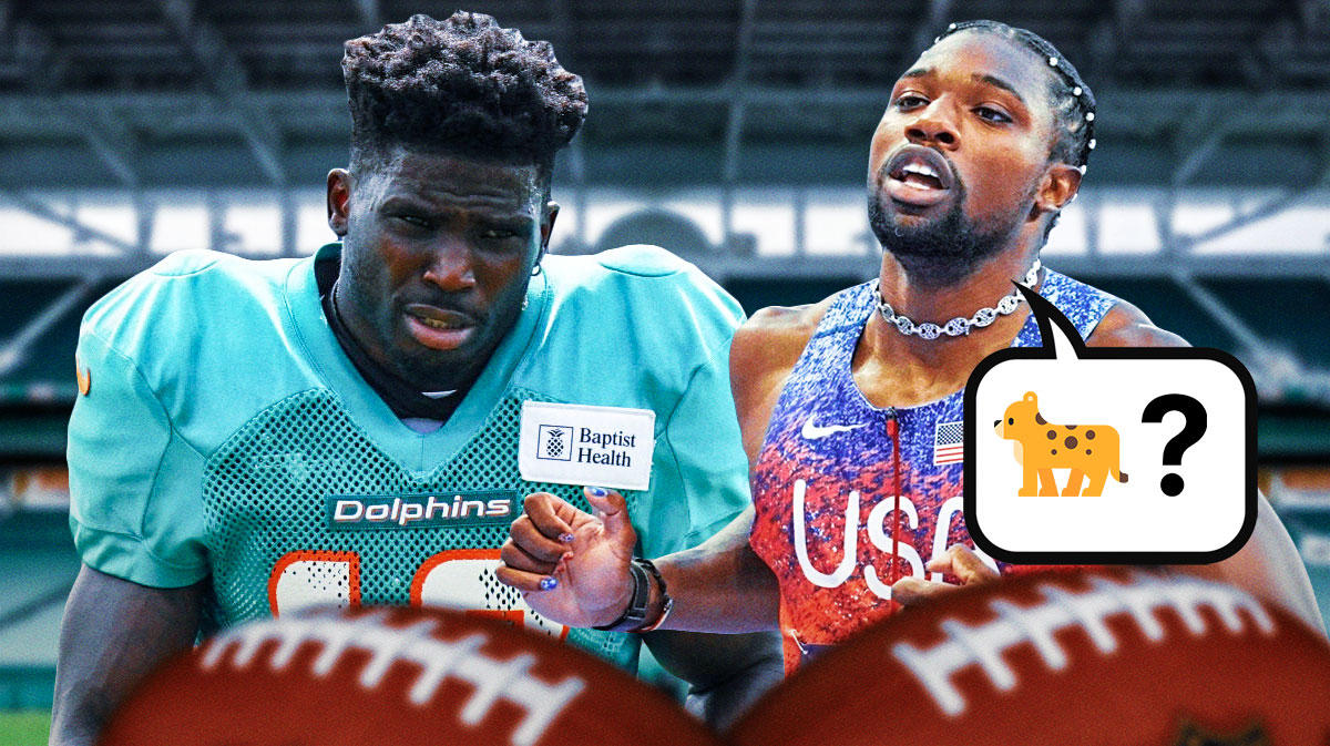 Noah Lyles drops 'cheetah guy' Tyreek Hill clapback