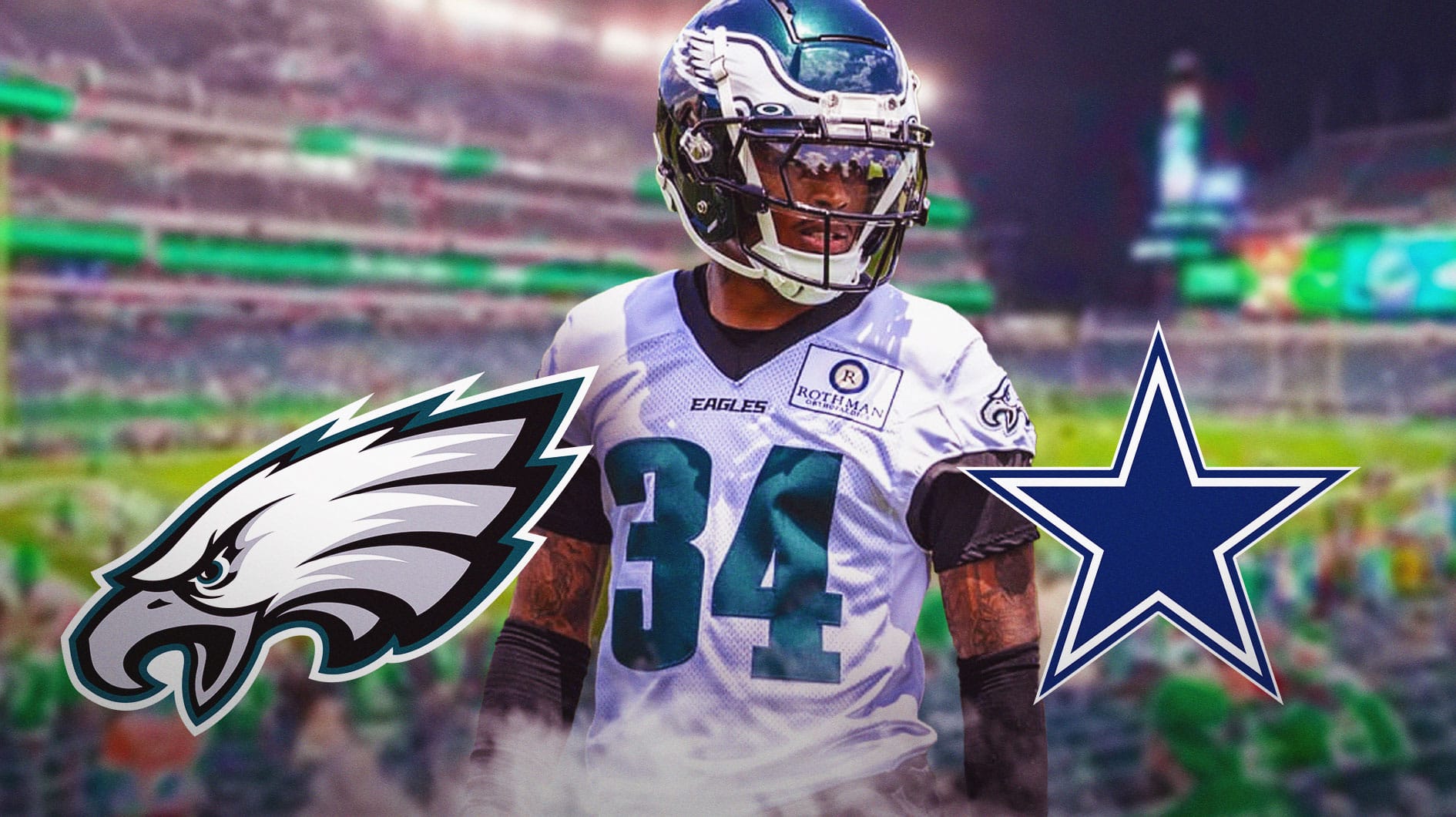 Eagles CB fuels Cowboys rivalry with savage gear