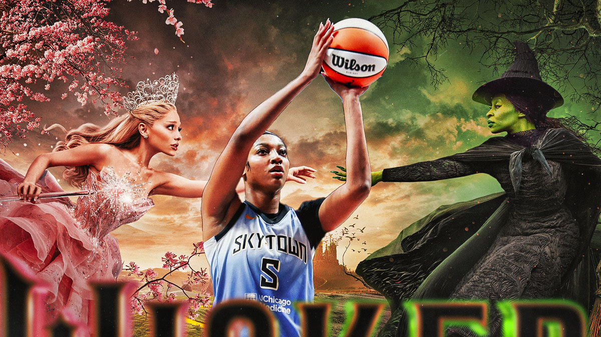 Sky star Angel Reese appears in Wicked movie commercial