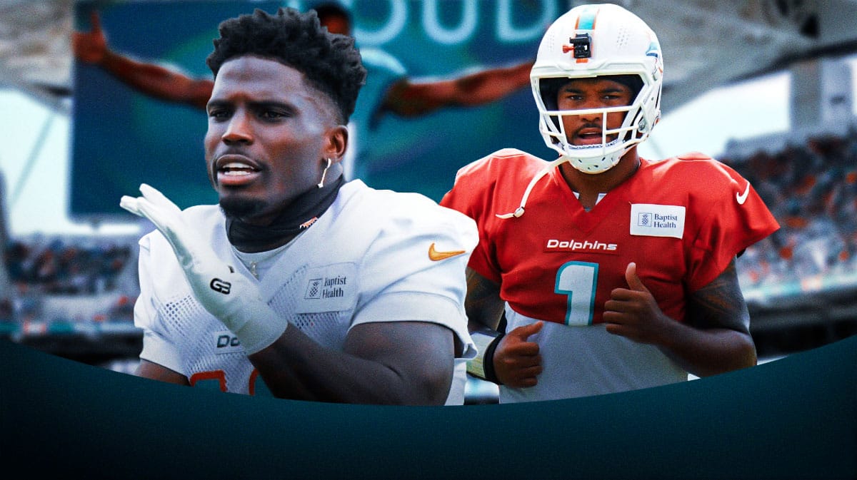 Dolphins' Tyreek Hill fires back at haters who claim Tua Tagovailoa can ...