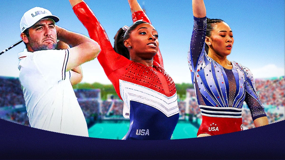 How Simone Biles, Suni Lee 'amazed' Scottie Scheffler at Paris Olympics