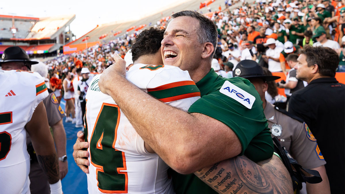 Cam McCormick's true feelings on scoring first TD of season for Miami ...