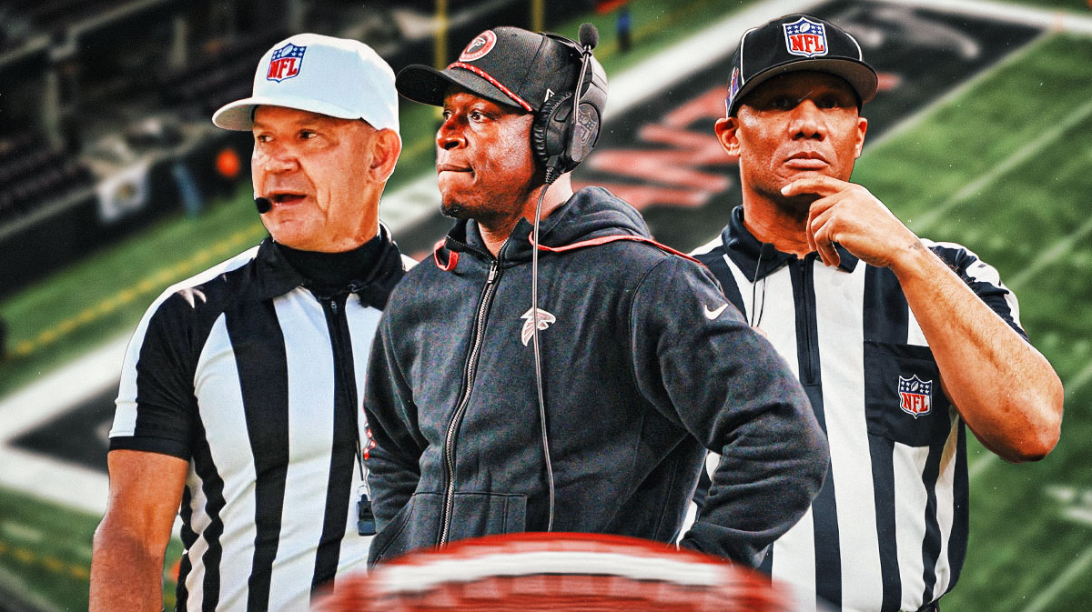 Referee explains controversial no-call on key play late in Falcons ...