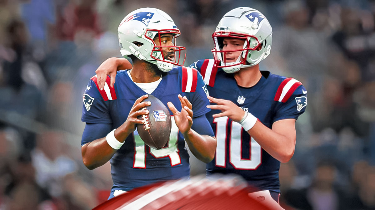 Patriots' Jacoby Brissett reveals what Drake Maye told him after ...