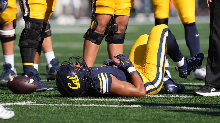 California's Jaydn Ott trending towards playing vs. Auburn, but there's ...