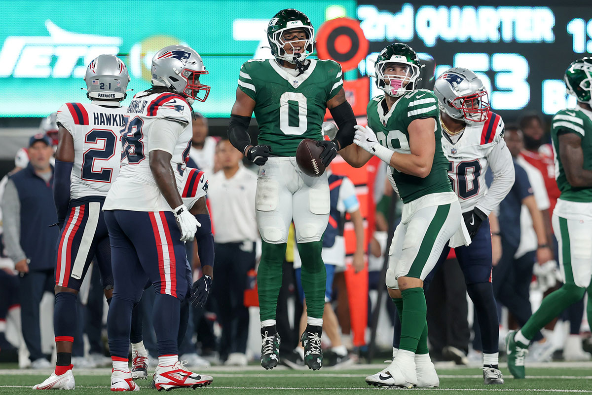 Jets' Braelon Allen takes shot at NFL Combine after big outing vs. Patriots