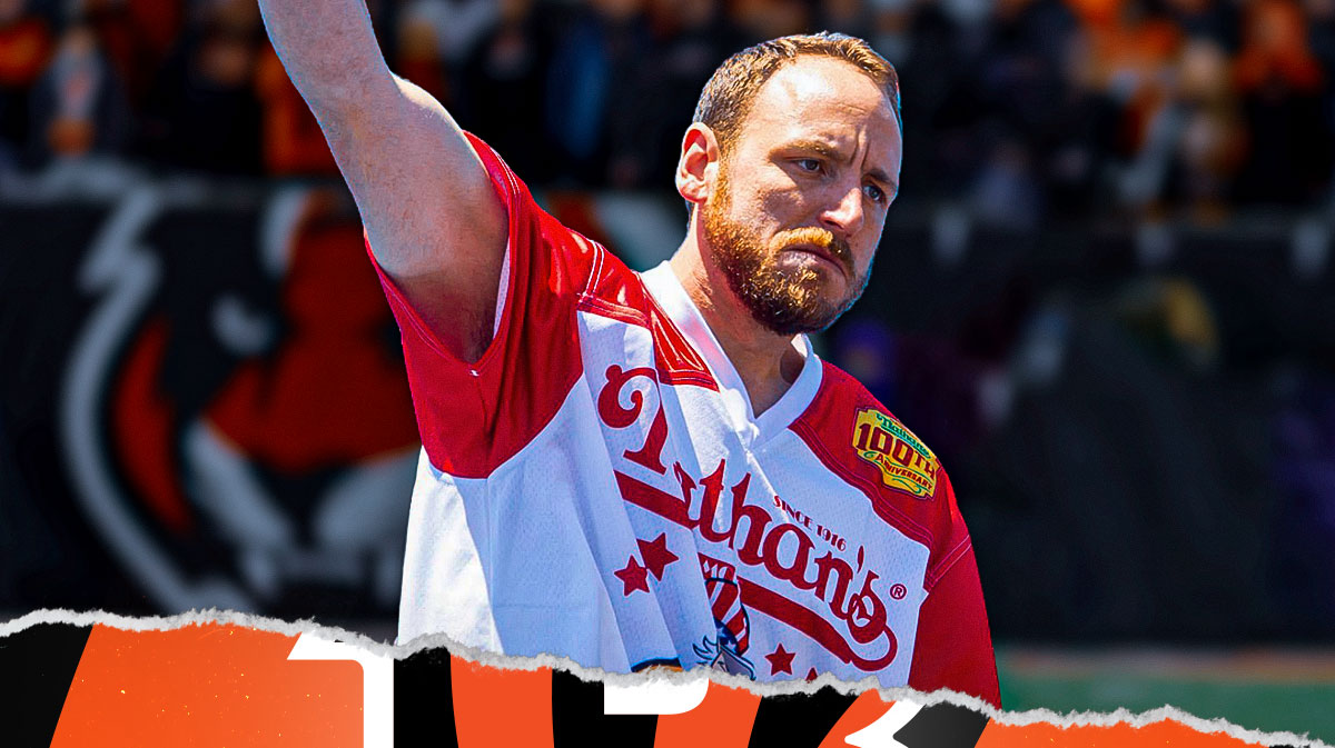 Joey Chestnut to appear in halftime bratwurst eating contest in Bengals ...