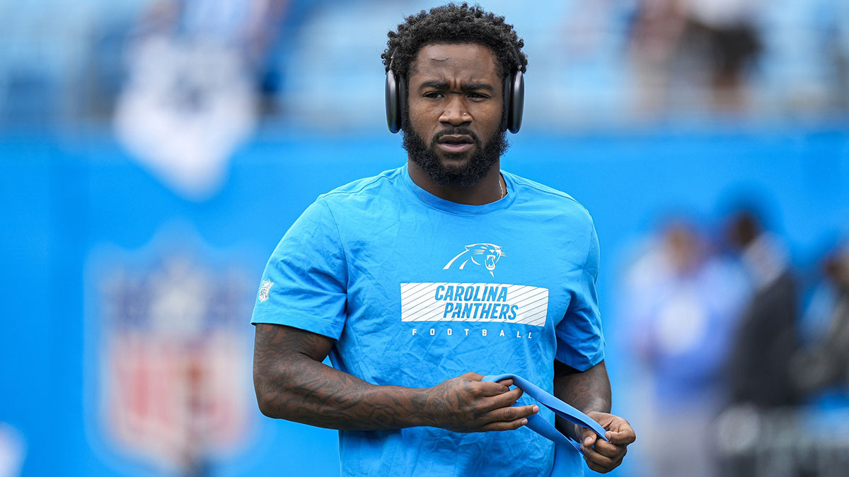 Panthers Miles Sanders' 5-word message for Bryce Young after benching
