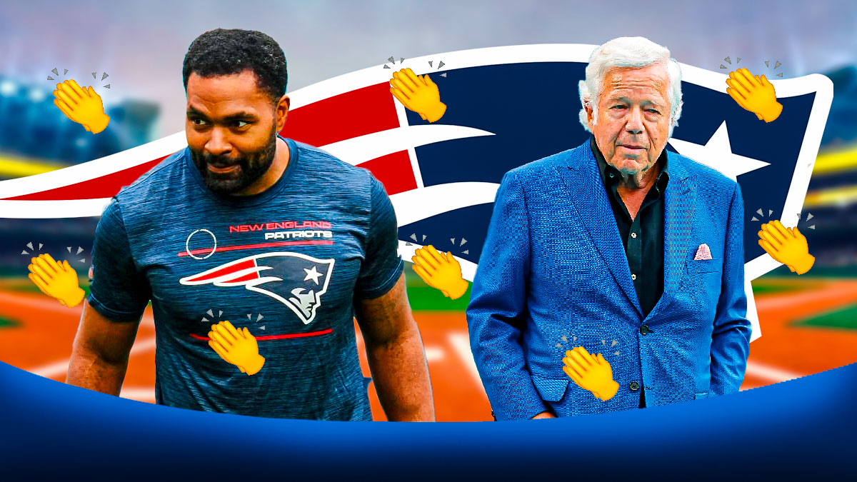 Jerod Mayo reacts to big Robert Kraft honor after Patriots upset victory over Bengals