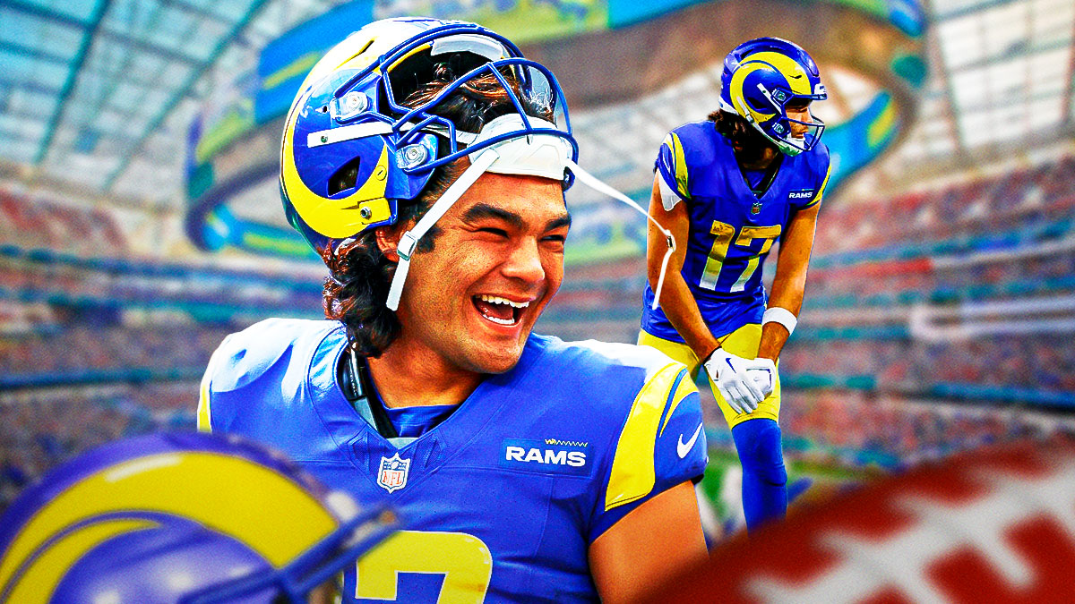Rams' Puka Nacua has that 'good look in eye' after injury scare