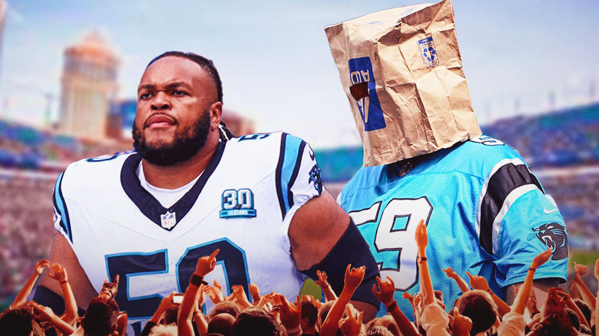 Robert Hunt's fiery message to Panthers fans after rough Week 2 showing