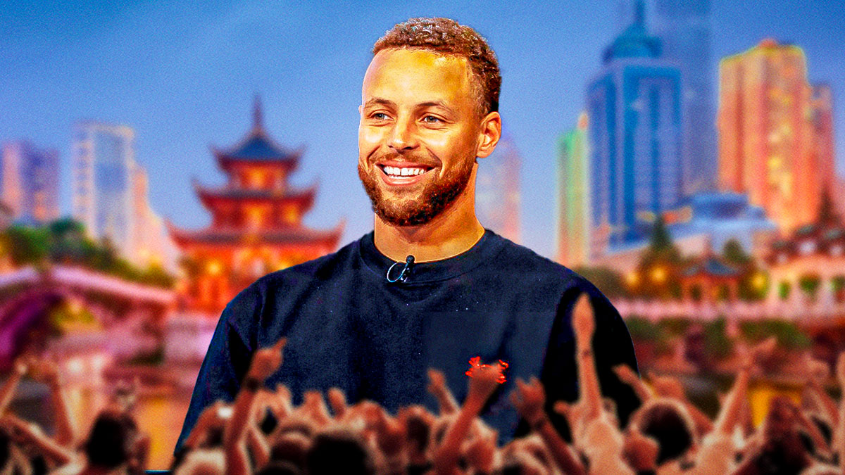 Stephen Curry receives hero's welcome in China for Curry Brand tour