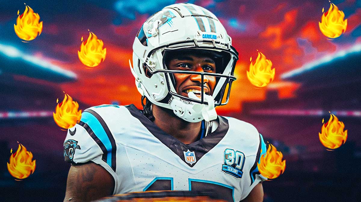Panthers' Xavier Legette pulls out epic horseback riding celebration ...