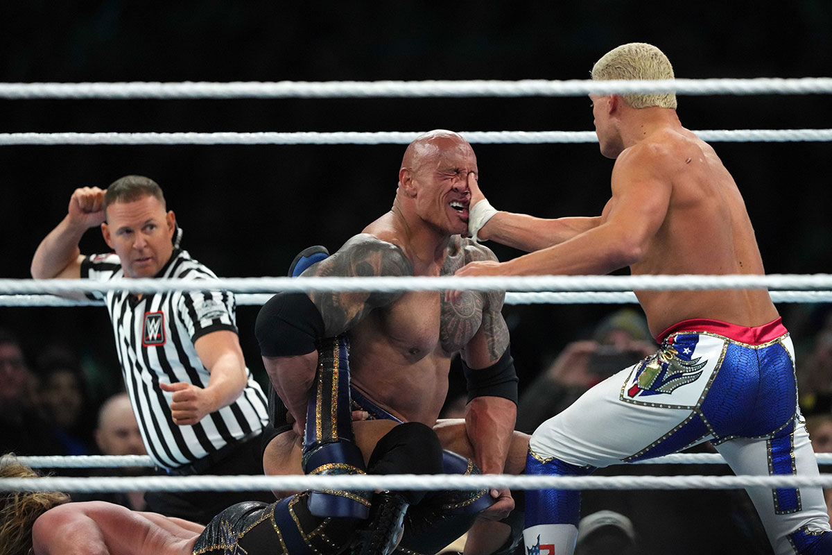 WWE's Cody Rhodes finally reveals what The Rock whispered in his ear