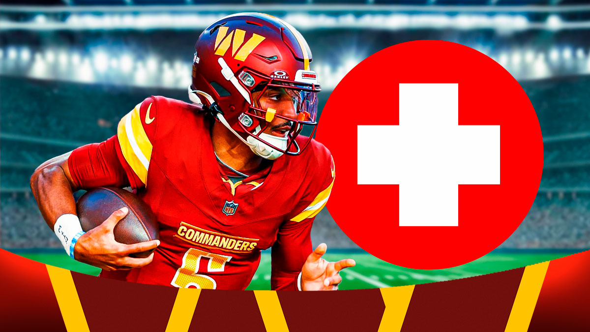 Commanders' Jayden Daniels' injury status still up in the air after ...
