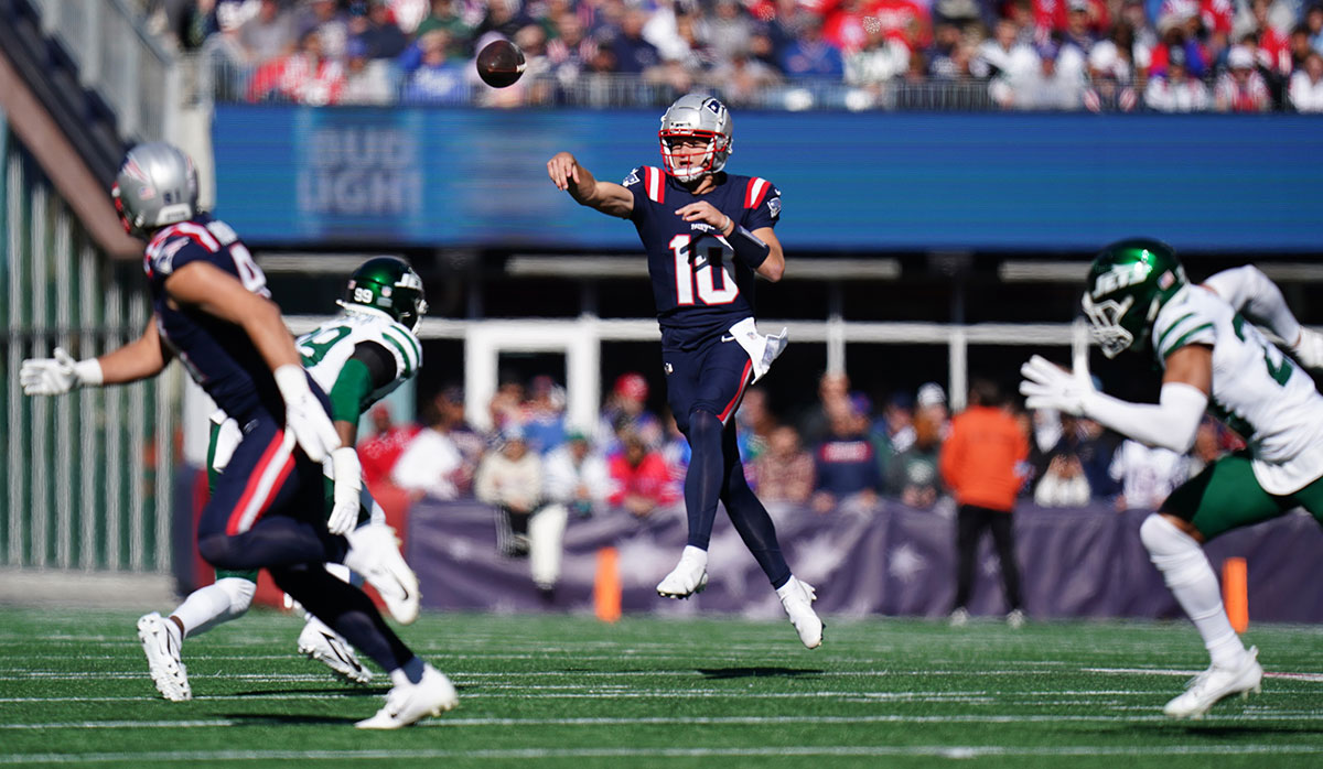 Patriots' Drake Maye ruled out after suffering concussion vs Jets