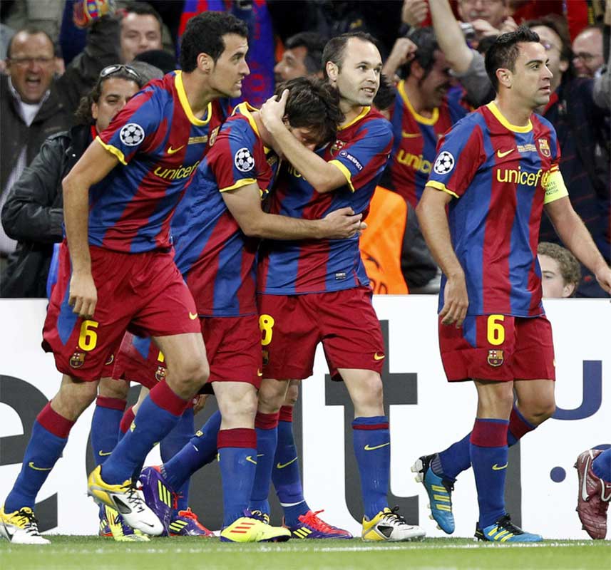 Lionel Messi gives 'magical' tribute to retiring Andres Iniesta