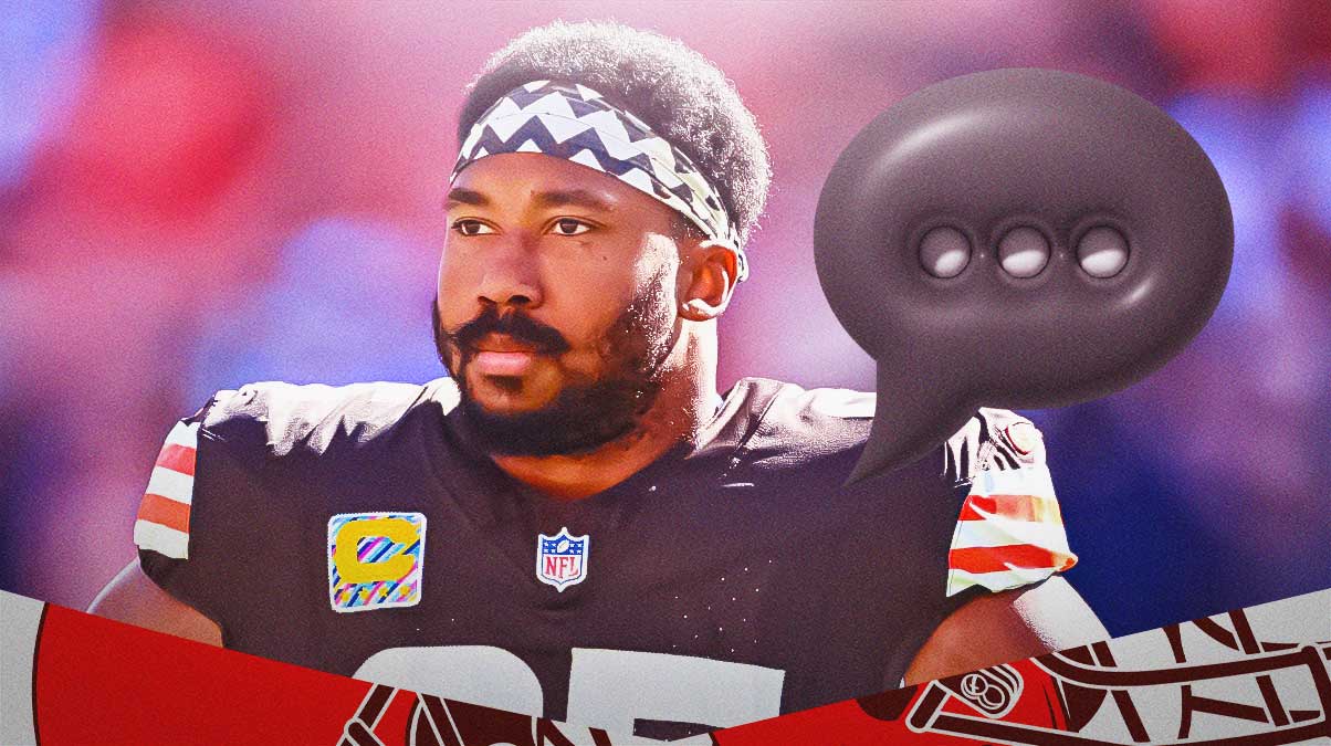 Myles Garrett calls out Browns fans for booing injured Deshaun Watson