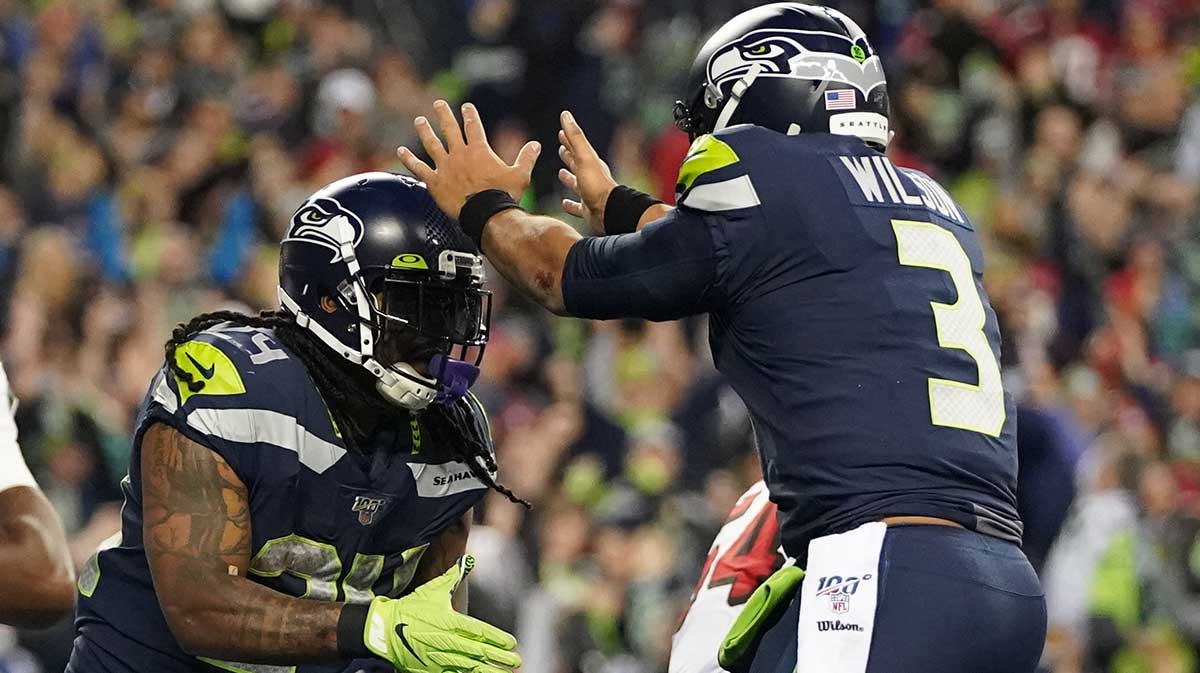 Seahawks news: Russell Wilson, Marshawn Lynch back in Seattle for World ...