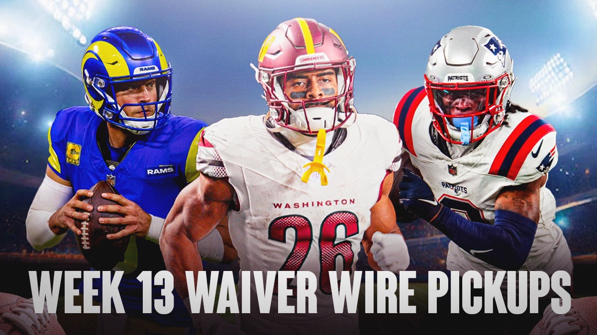 Fantasy Football Top 10 Waiver Wire Pickups For Week 13 2024