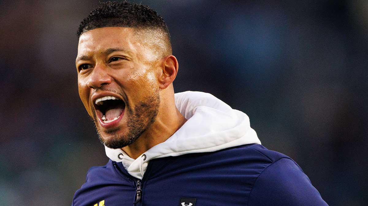 Notre Dame football coach Marcus Freeman on NFL radar