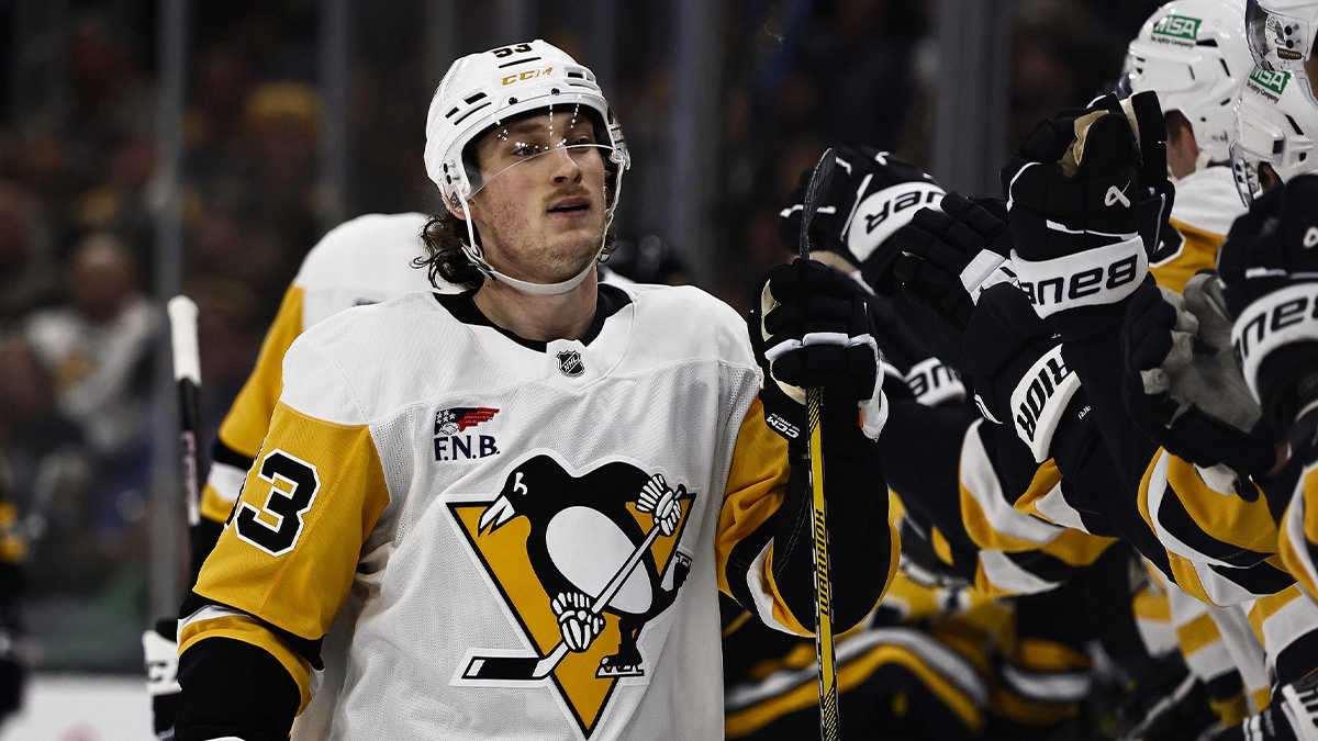 Philip Tomasino's 'relief' reaction to scoring 1st goal after Penguins ...