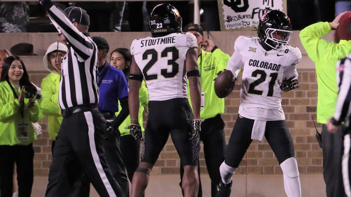 Colorado football's Shedeur Sanders gets into it with Texas Tech ball ...