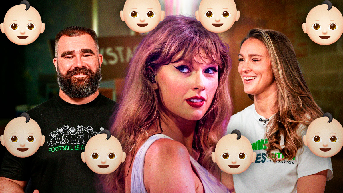 Taylor Swift reacts to Jason Kelce, Kylie Kelce pregnancy announcement Taylor Swift reacts to Jason Kelce, Kylie Kelce pregnancy announcement