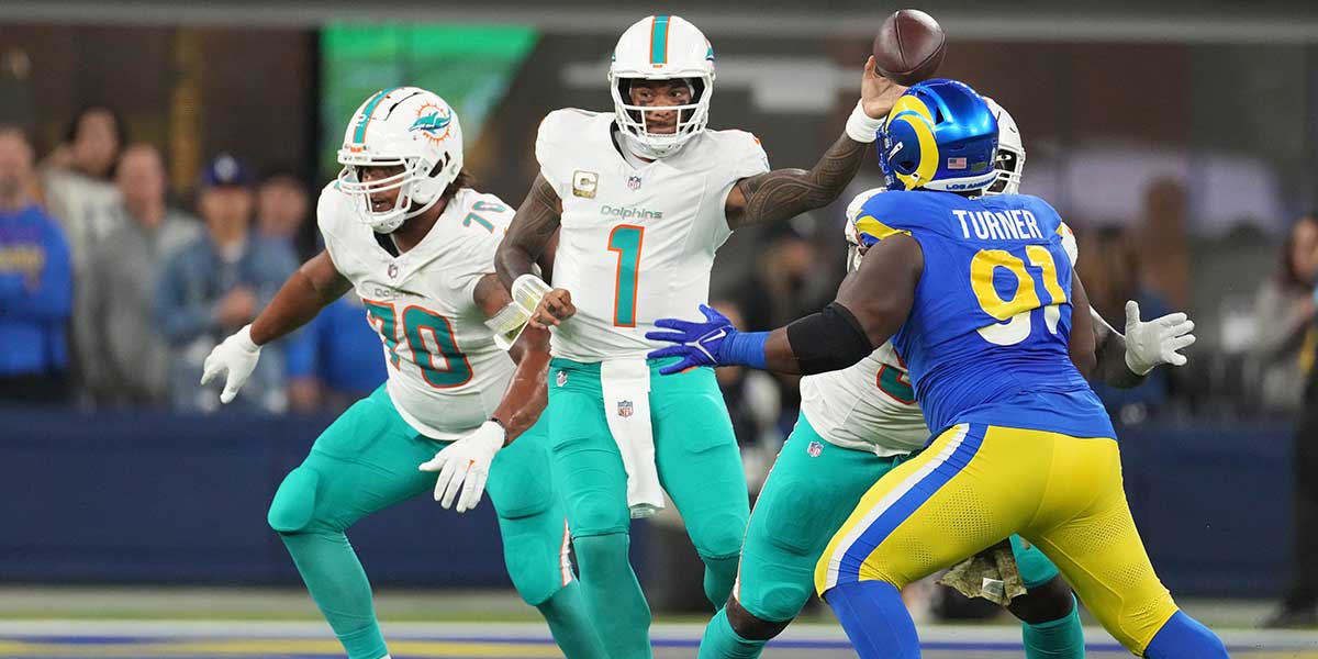 Tua Tagovailoa doubles down on scary play after Rams interception