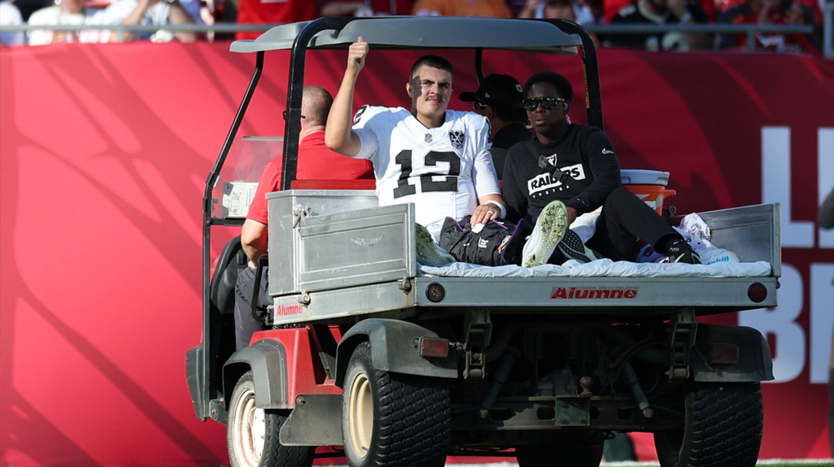 Raiders' Aidan O'Connell drops 'hoping' take on injury status