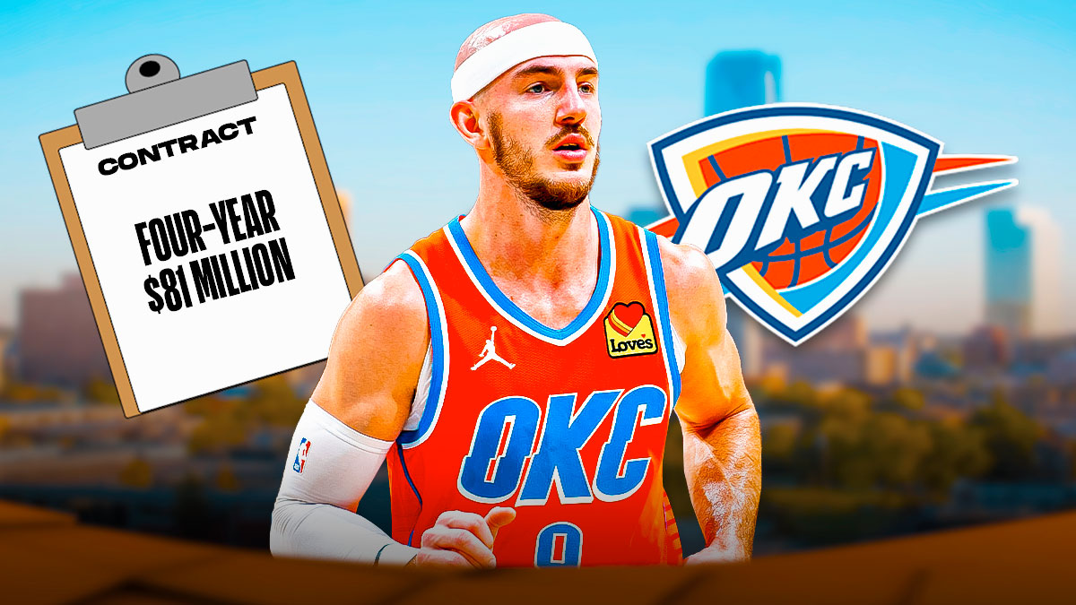 Alex Caruso reacts to four-year, $81 million Thunder extension