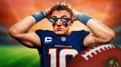 Broncos' Bo Nix becomes meme after 'crazy eyes' moment
