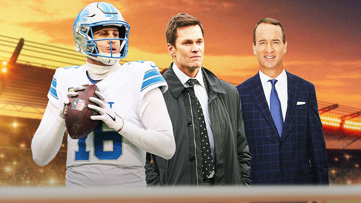 Lions QB Jared Goff joins elite Tom Brady, Peyton Manning group after ...