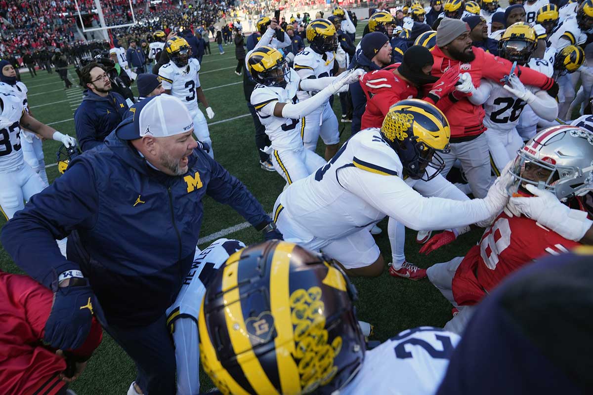 Michigan football and Ohio State each fined $100K after postgame brawl