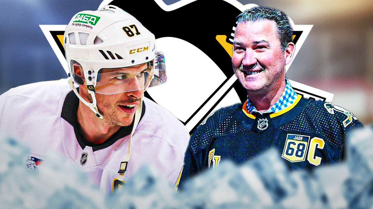 Sidney Crosby's powerful reaction to tying Mario Lemieux's Penguins record