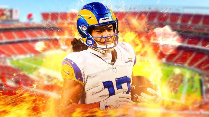 Rams star Puka Nacua's helmet catch vs. 49ers has fans going bonkers