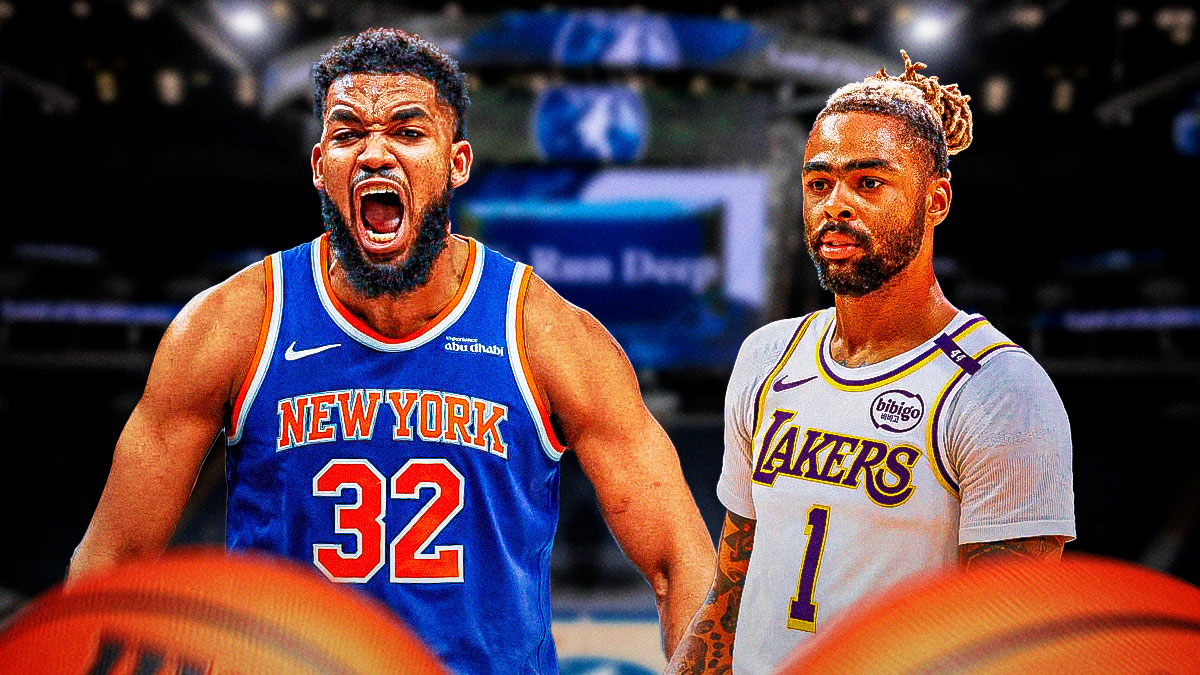 D'Angelo Russell shouts out Karl-Anthony Towns after dominant ...