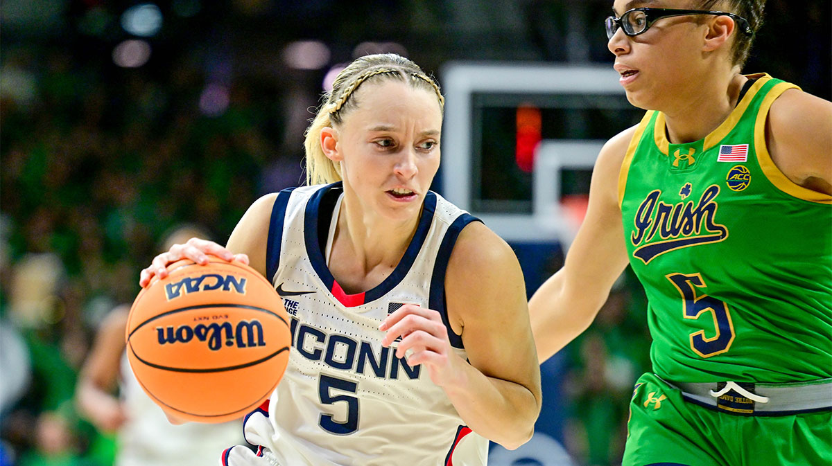 Notre Dame's Hannah Hidalgo goes full Caitlin Clark vs. Paige Bueckers, UConn