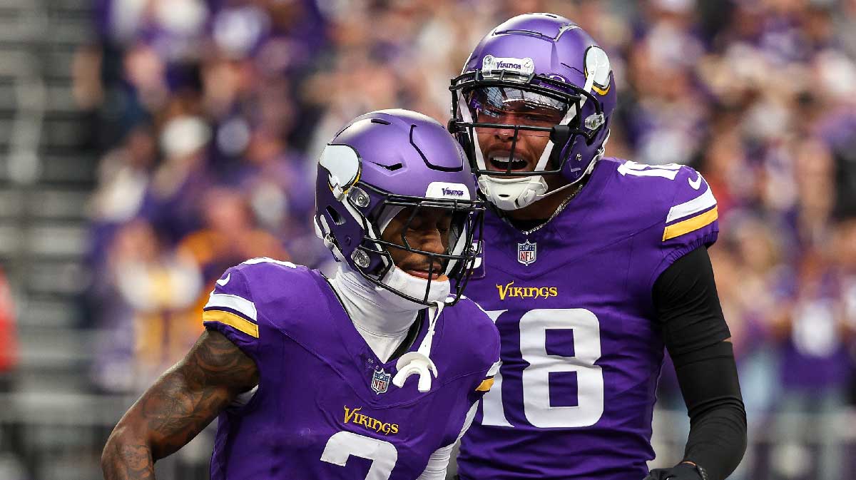Justin Jefferson, Jordan Addison team up for extremely rare Vikings feat