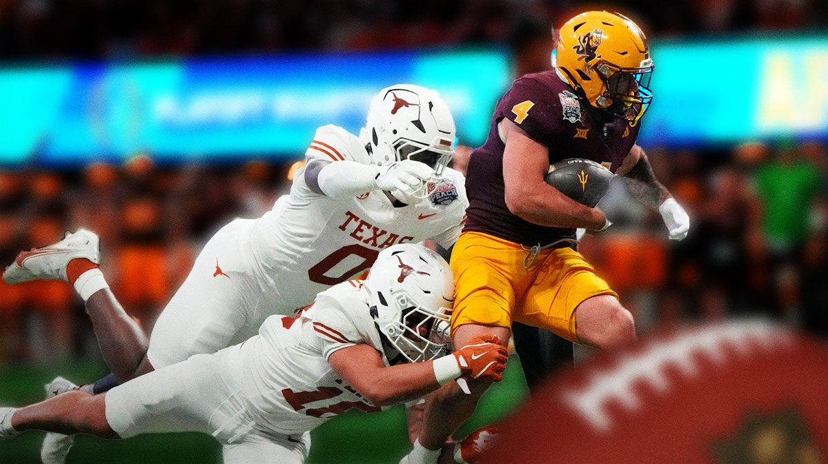 Cam Skattebo drawing rave reviews from NFL Scouts for Peach Bowl ...