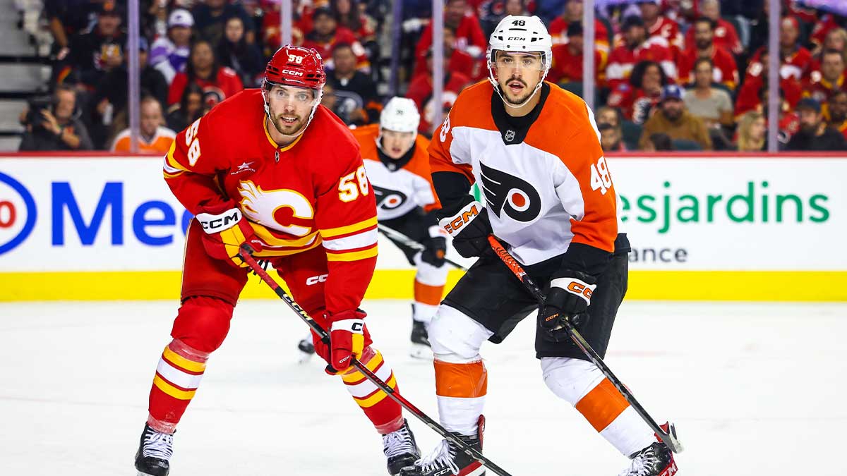 Flames' Morgan Frost, Joel Farabee vocal on trade from Flyers