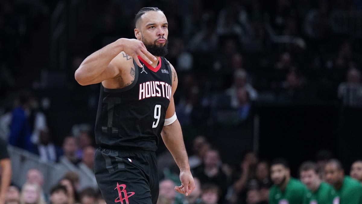 Rockets' Dillon Brooks takes subtle shot at Kristaps Porzingis after 36 ...