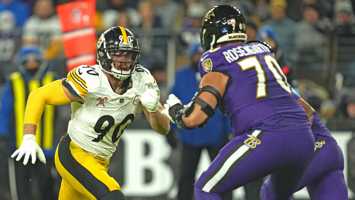 Ravens' viral sensation helps totally shut down TJ Watt in playoffs