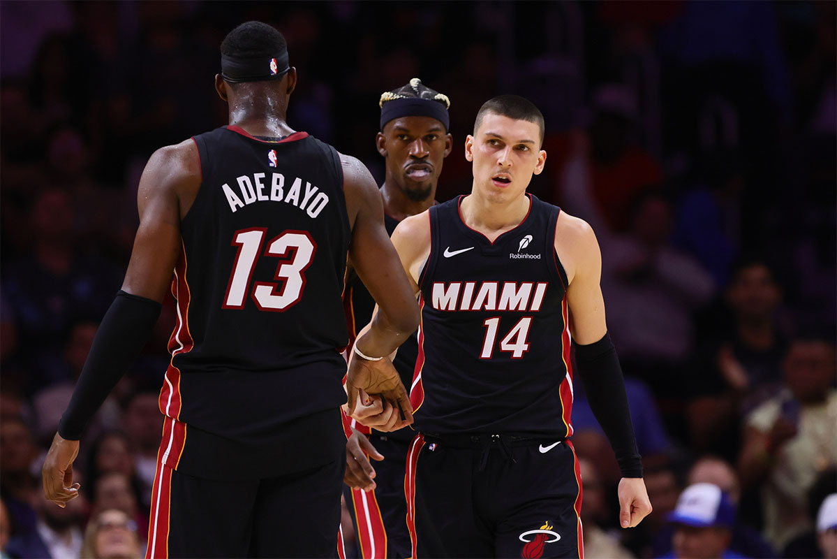 Heat's Bam Adebayo makes bold Stephen Curry-Tyler Herro comparison
