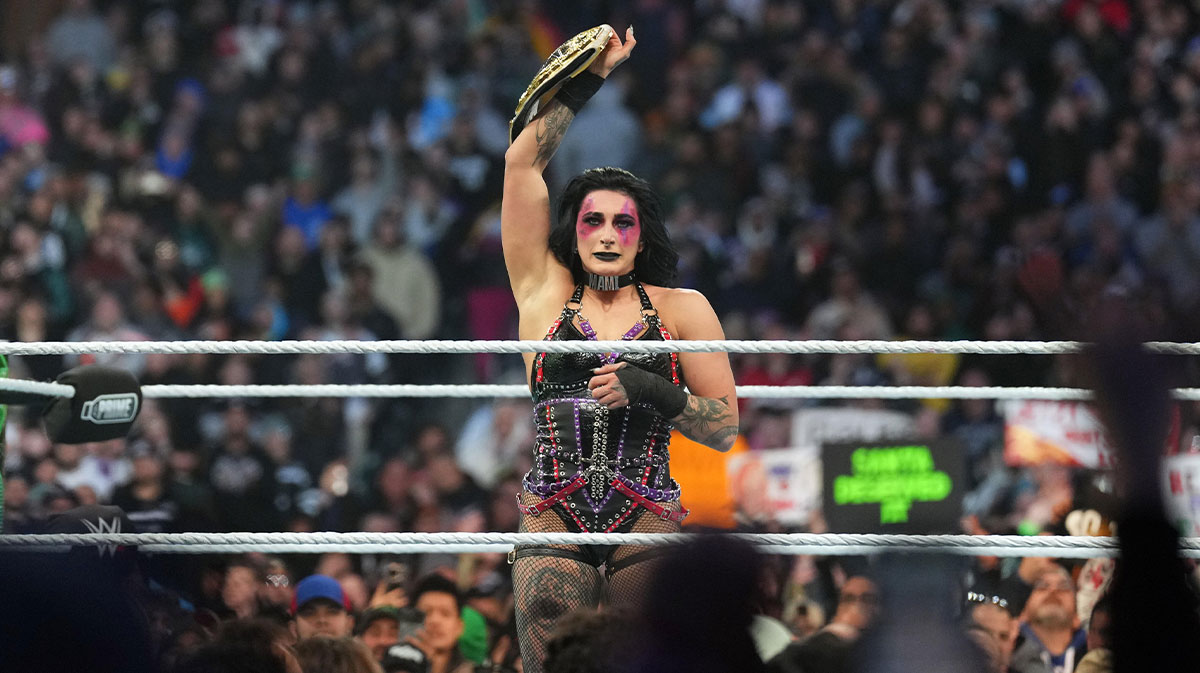 WWE legend The Undertaker celebrates Rhea Ripley for winning Woman's ...