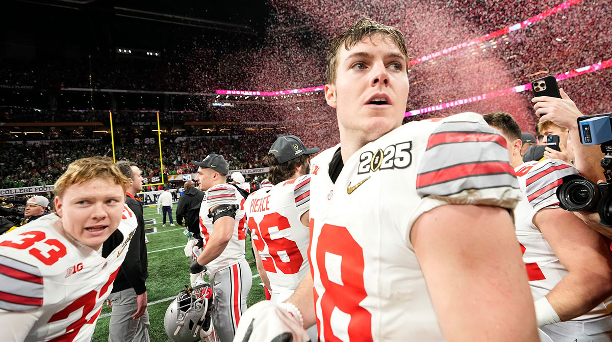 Will Howard can't believe he's a National Champion after incredible ...