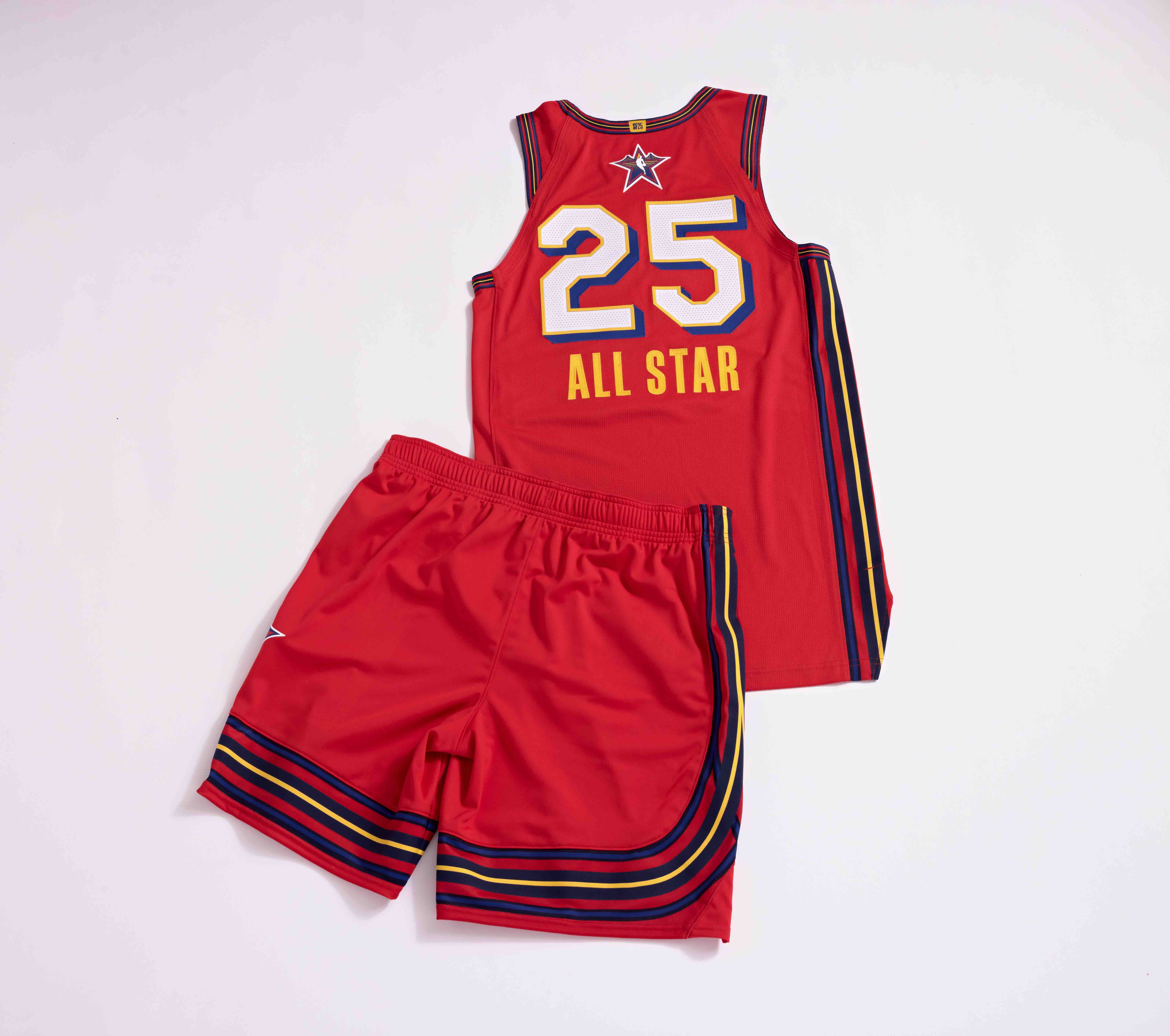 NBA reveals 2025 NBA All-Star jerseys and court