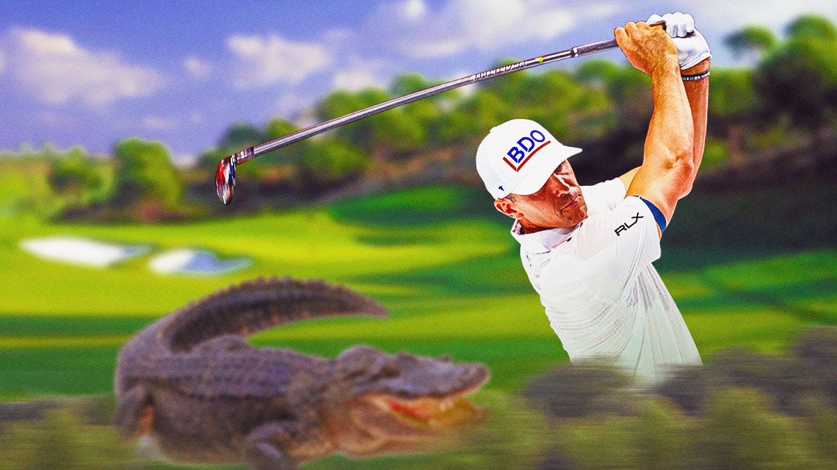 Billy Horschel ironically fends off gator at Cognizant Classic